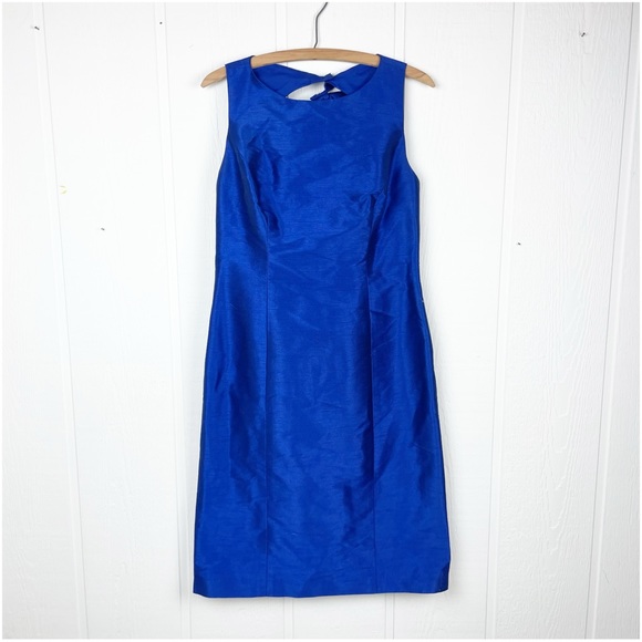 ALFRED SUNG | Dresses | Alfred Sung Royal Blue Open Back Formal ...